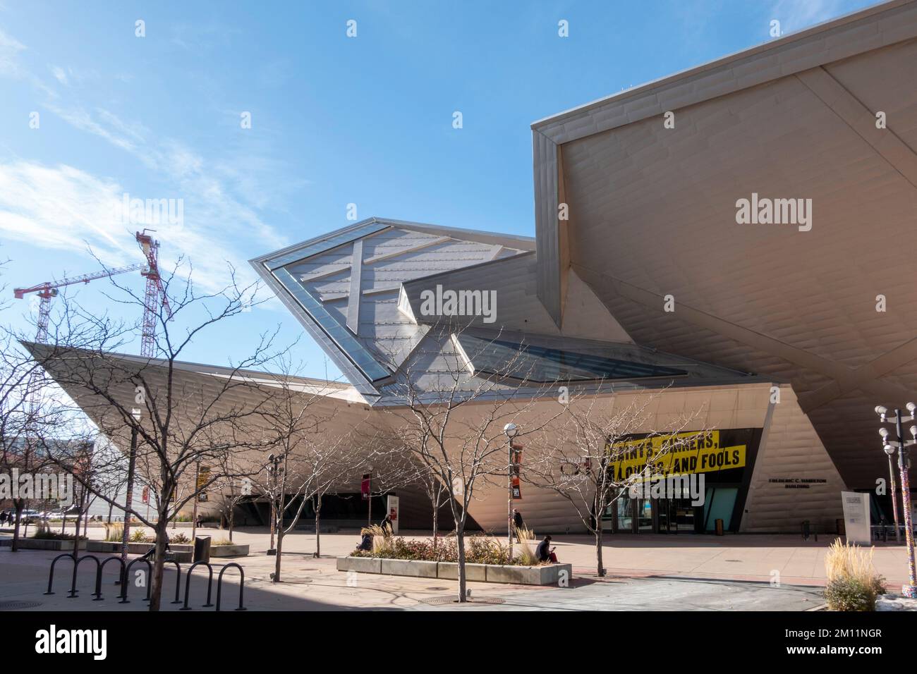 The Denver Art Museum (DAM), the Civic Center, Denver, Colorado, USA ...