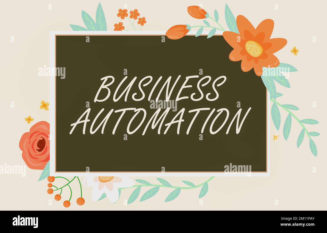 Hand writing sign Business Automation. Conceptual photo for Digital ...