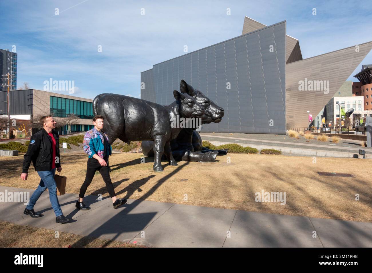 Dan Ostermiller's 2003 "Scottish Angus Cow & Calf" sculpture ,The ...