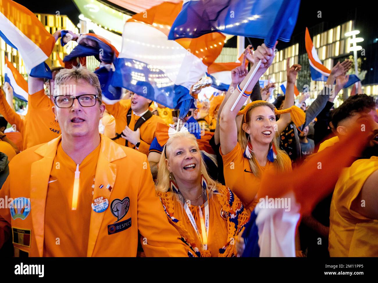 Al Daayen, Qatar. 09th Dec, 2022. AL DAAYEN - Orange fans during a fan ...