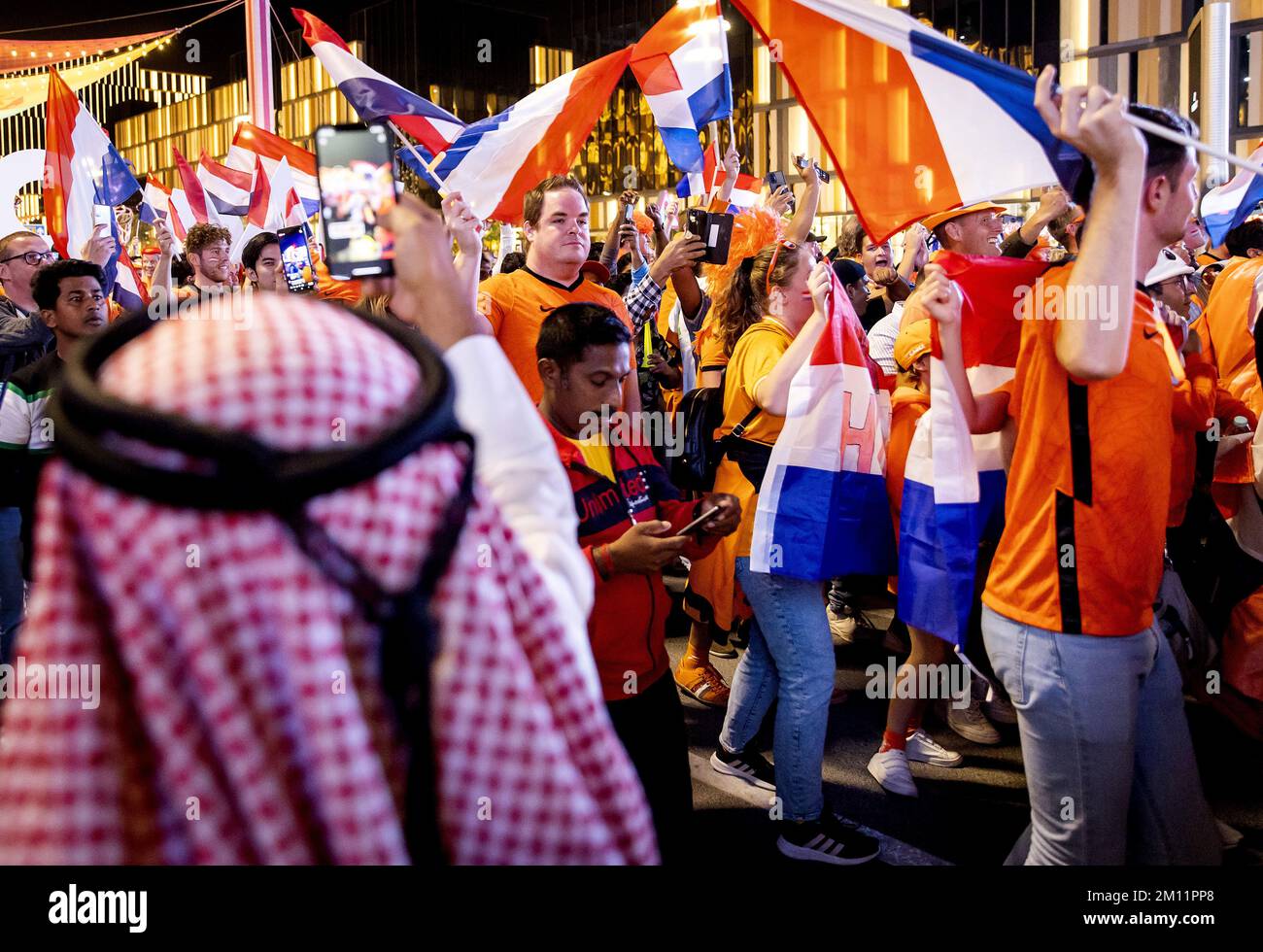 Al Daayen, Qatar. 09th Dec, 2022. AL DAAYEN - Orange fans during a fan ...