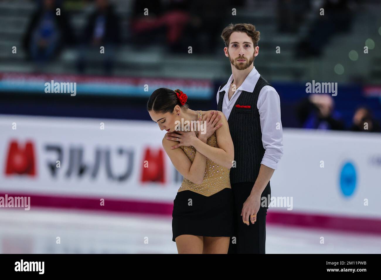 Turin, Italy. 08th Dec, 2022. Sara Conti and Niccolo Macii of Italy ...