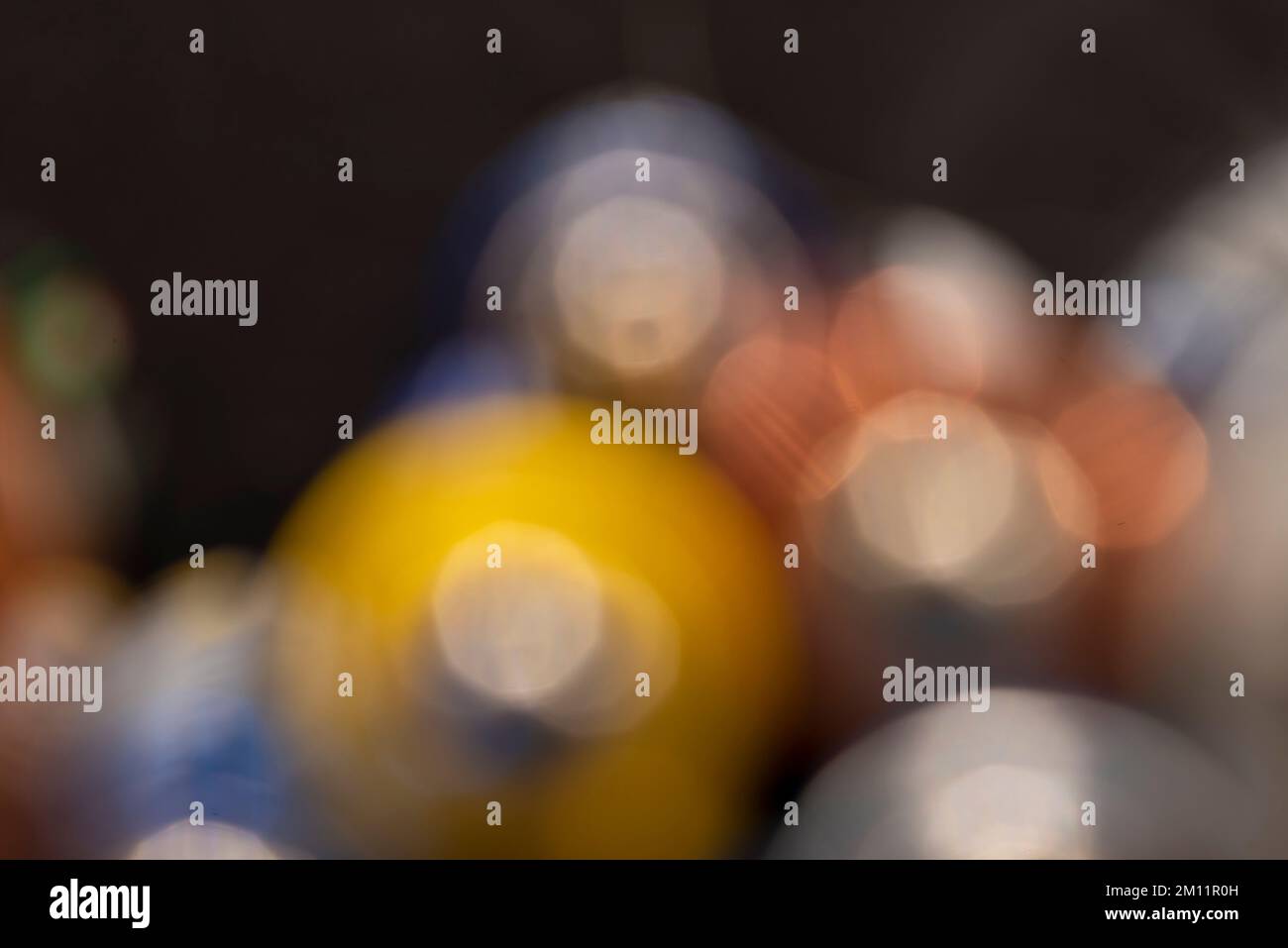 Old household batteries, abstract, blurred, out of focus Stock Photo ...