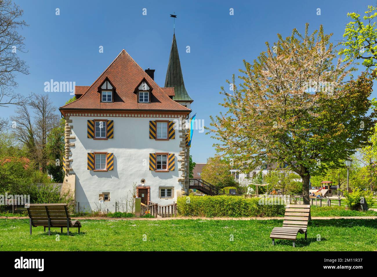 Moated Castle Entenstein (Andlau small castle), Schliengen, Markgräfler ...