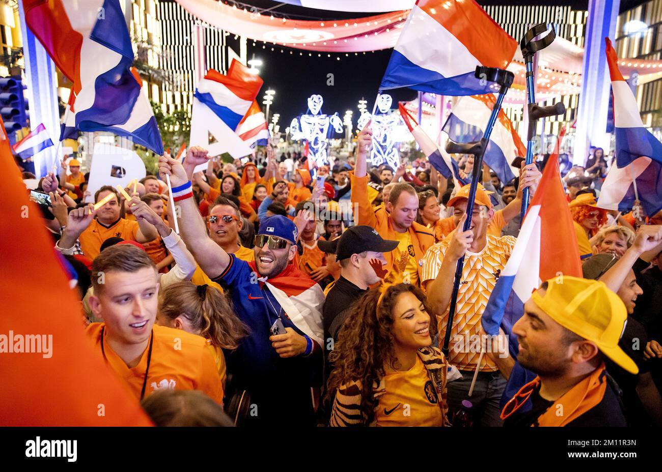 Al Daayen, Qatar. 09th Dec, 2022. AL DAAYEN - Orange fans during a fan ...