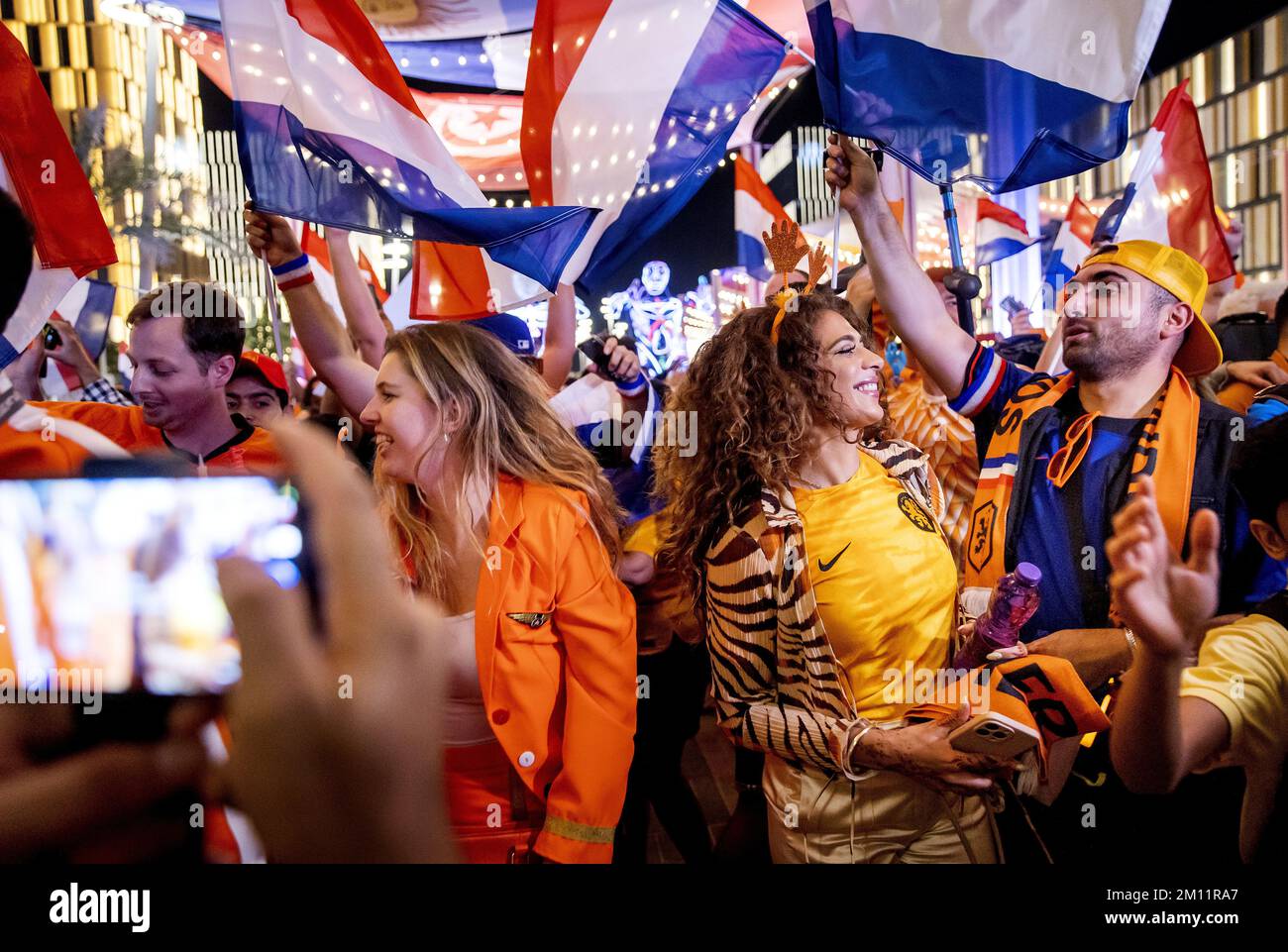 Al Daayen, Qatar. 09th Dec, 2022. AL DAAYEN - Orange fans during a fan ...