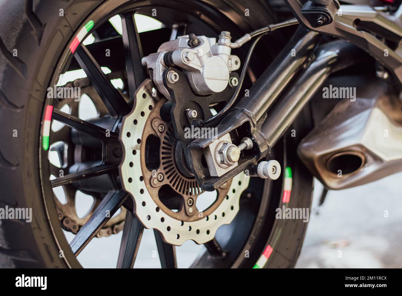 Motorbike brake hi-res stock photography and images - Alamy