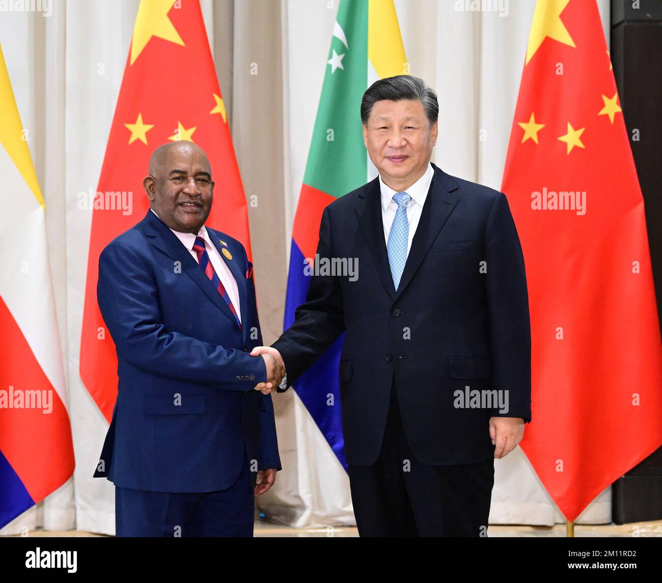 Riyadh, Saudi Arabia. 9th Dec, 2022. Chinese President Xi Jinping meets ...