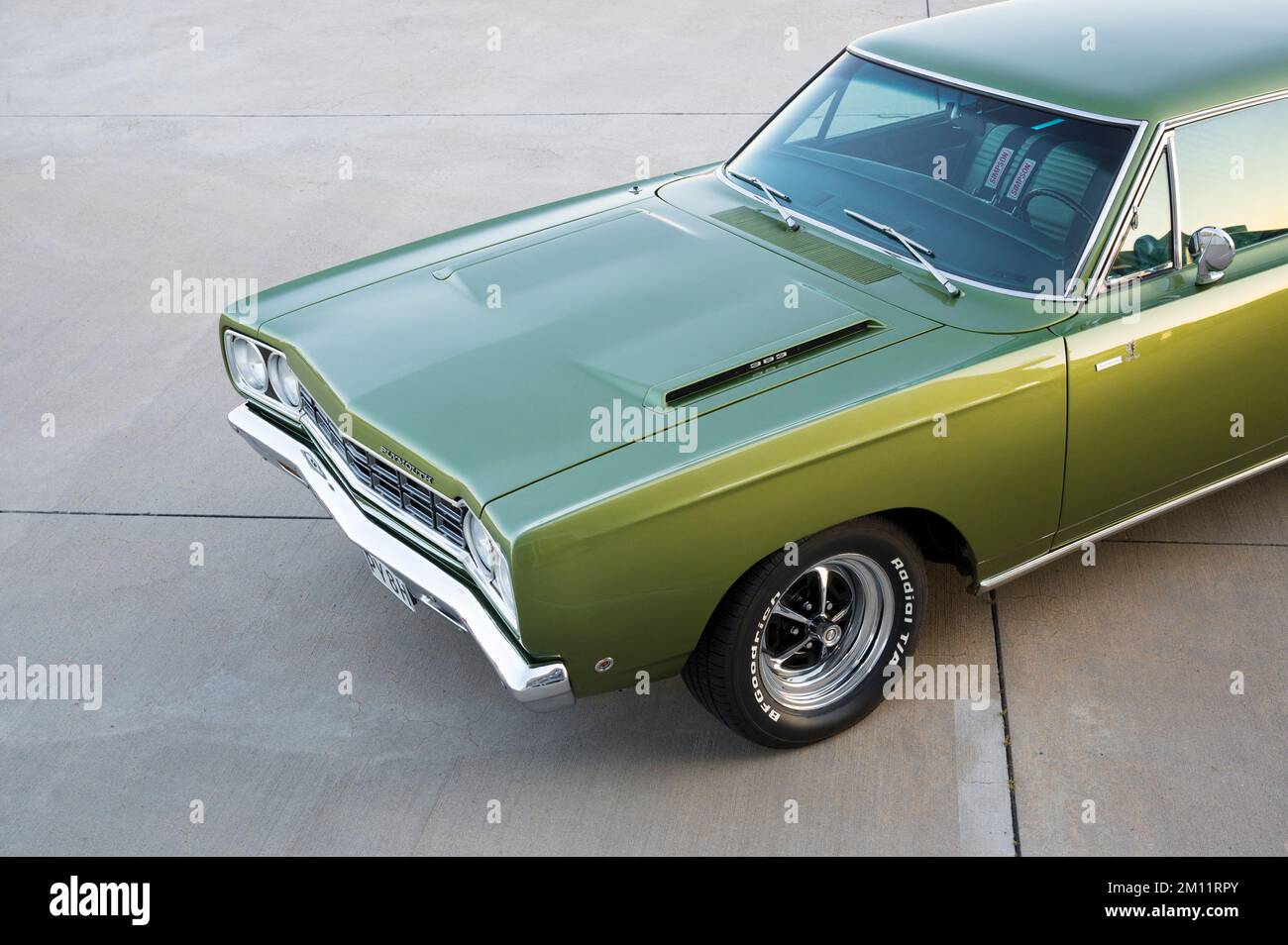 Plymouth Road Runner, year of construction 1968, muscle car, classic ...