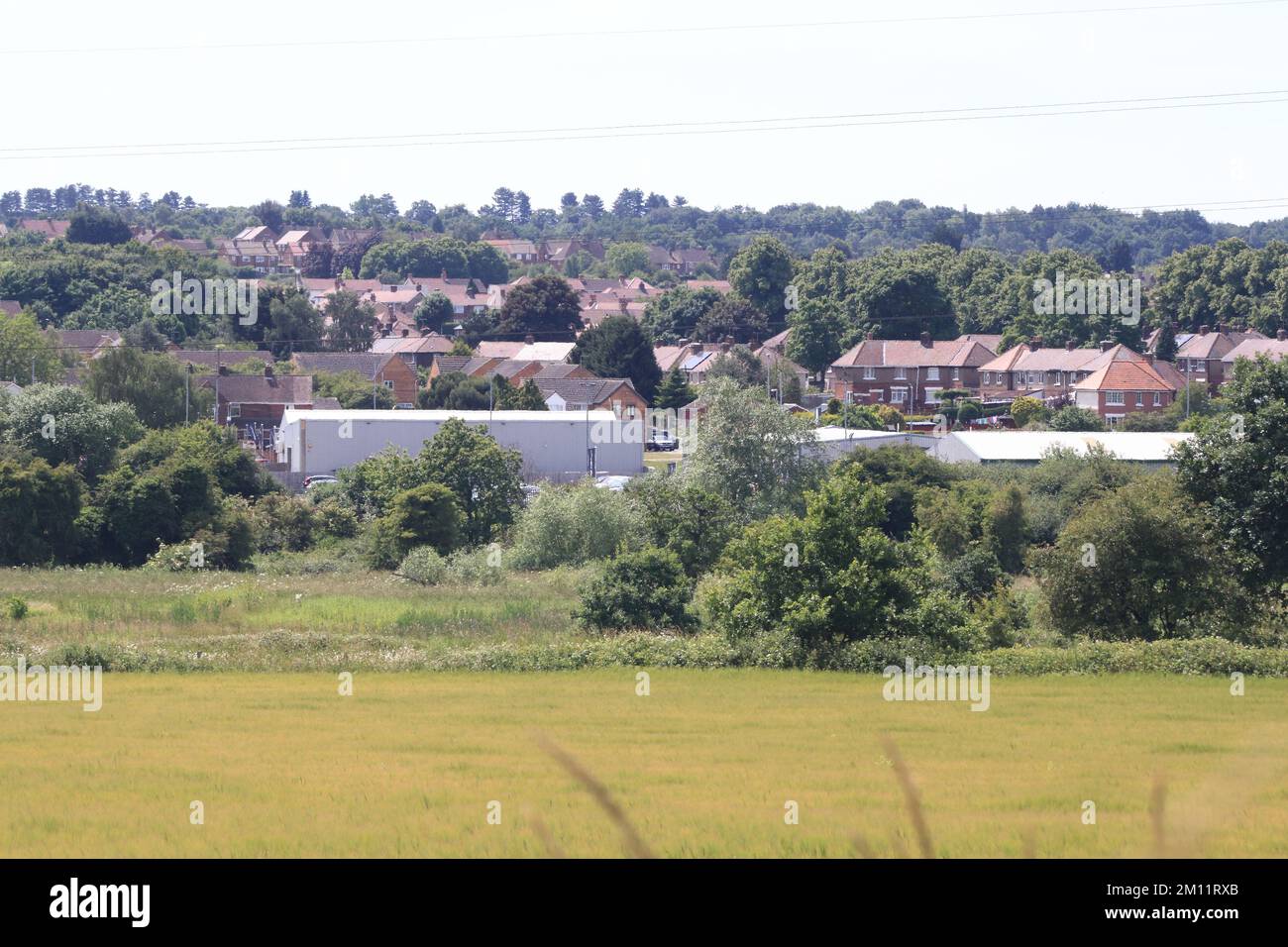 View of Manton, Worksop, Notts, England, UK Stock Photo - Alamy