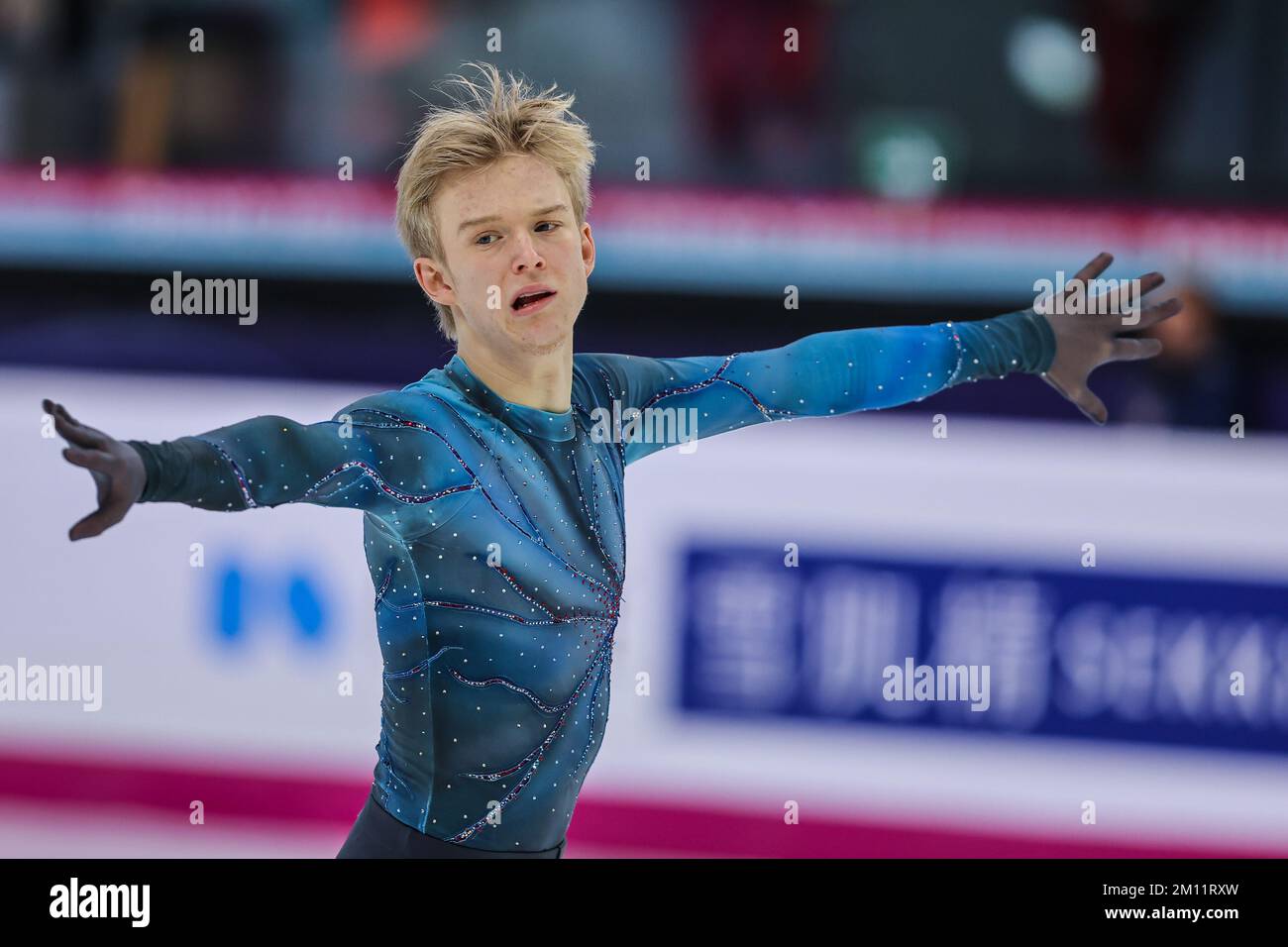 Daniel Grassl of Italy competes during DAY1 - MEN S.P. ISU Grand Prix ...