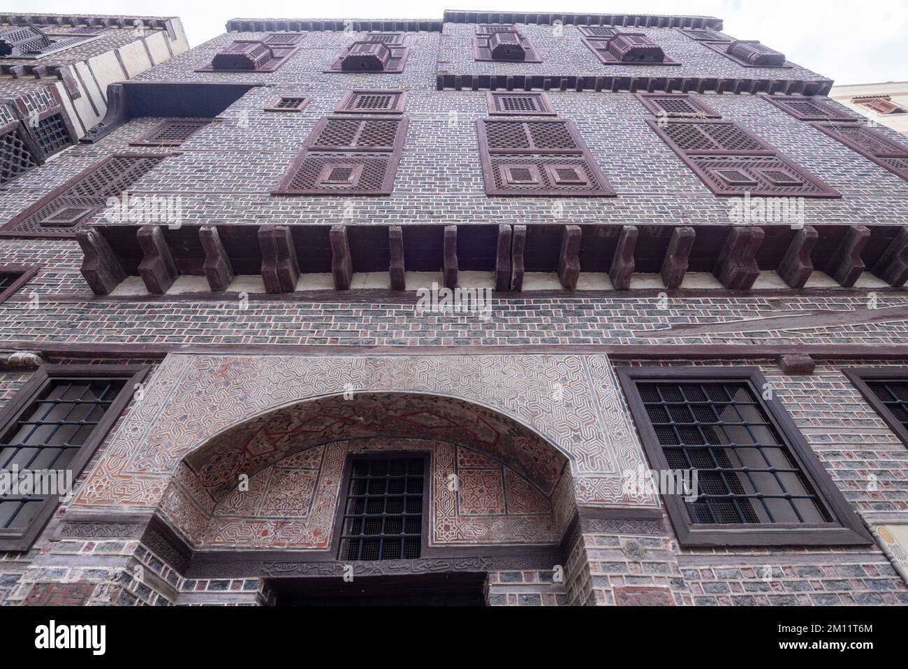 detail, exterior facade, al-Amasyali house, Ottoman period, Rosetta ...