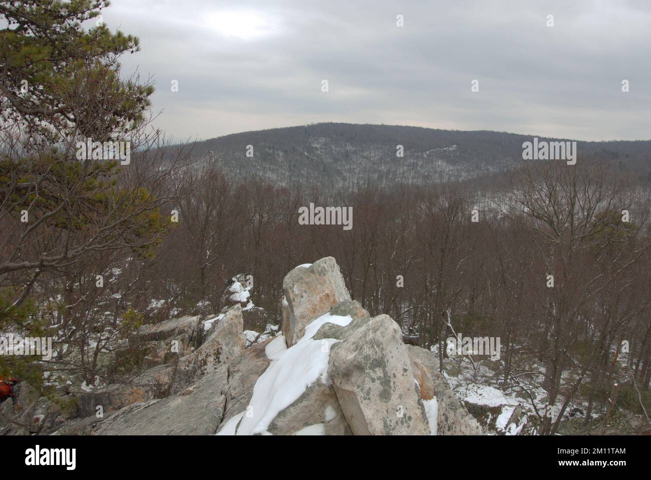 The Cat Rock overlook at Catoctin Mountain Park in Maryland Stock Photo ...