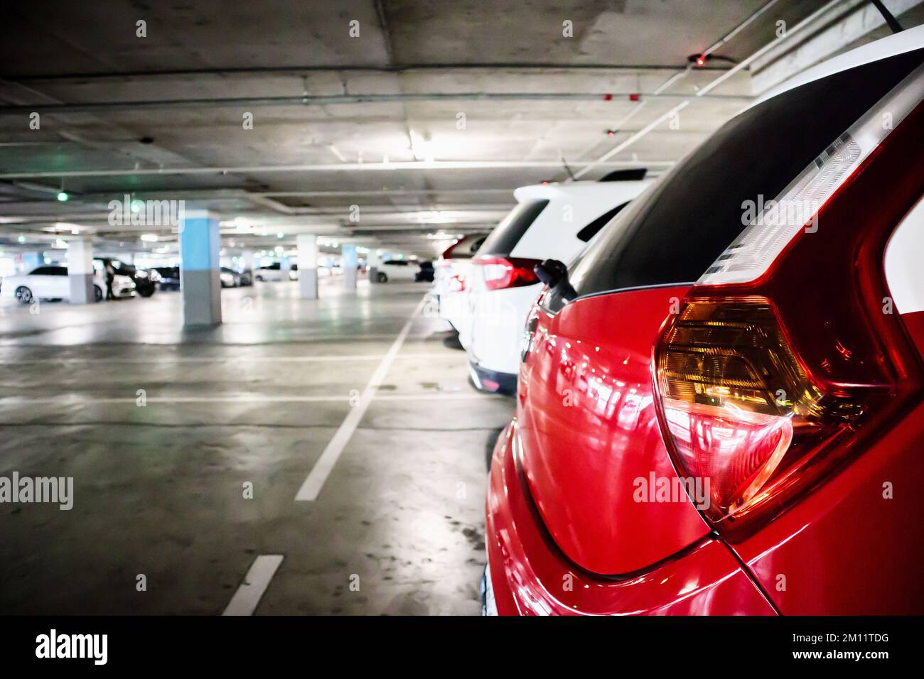 Parking garage interior hi-res stock photography and images - Alamy