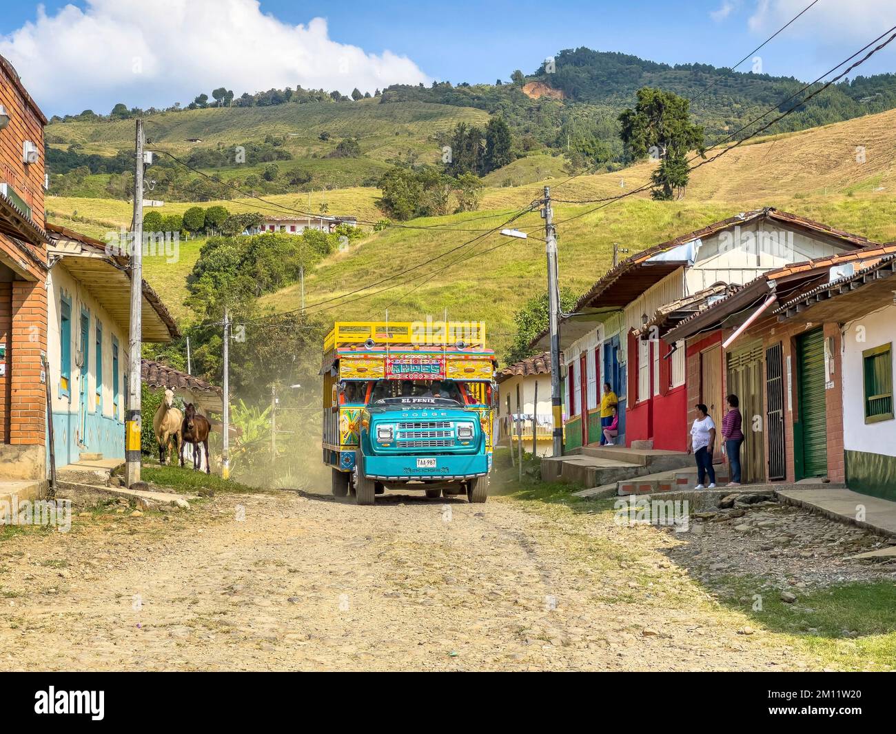 South America, Colombia, Departamento Antioquia, Colombian Andes ...