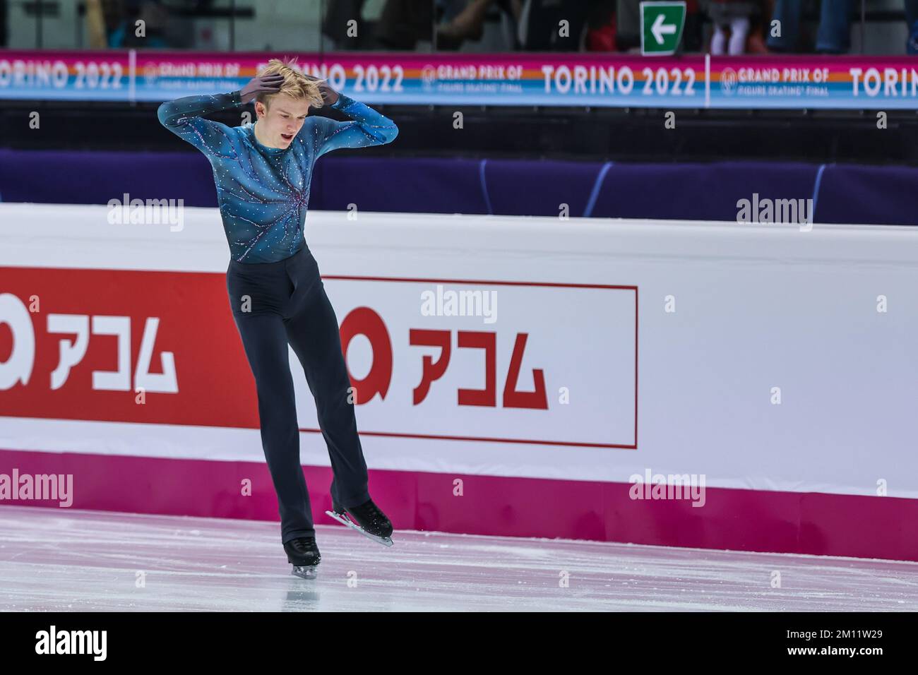 Daniel Grassl of Italy competes during DAY1 - MEN S.P. ISU Grand Prix ...