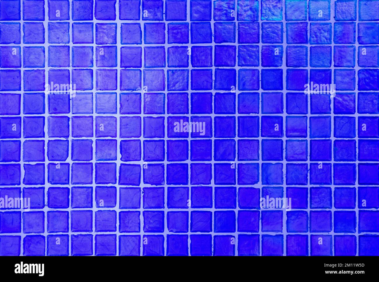 Blue mosaic tiles texture background Stock Photo - Alamy