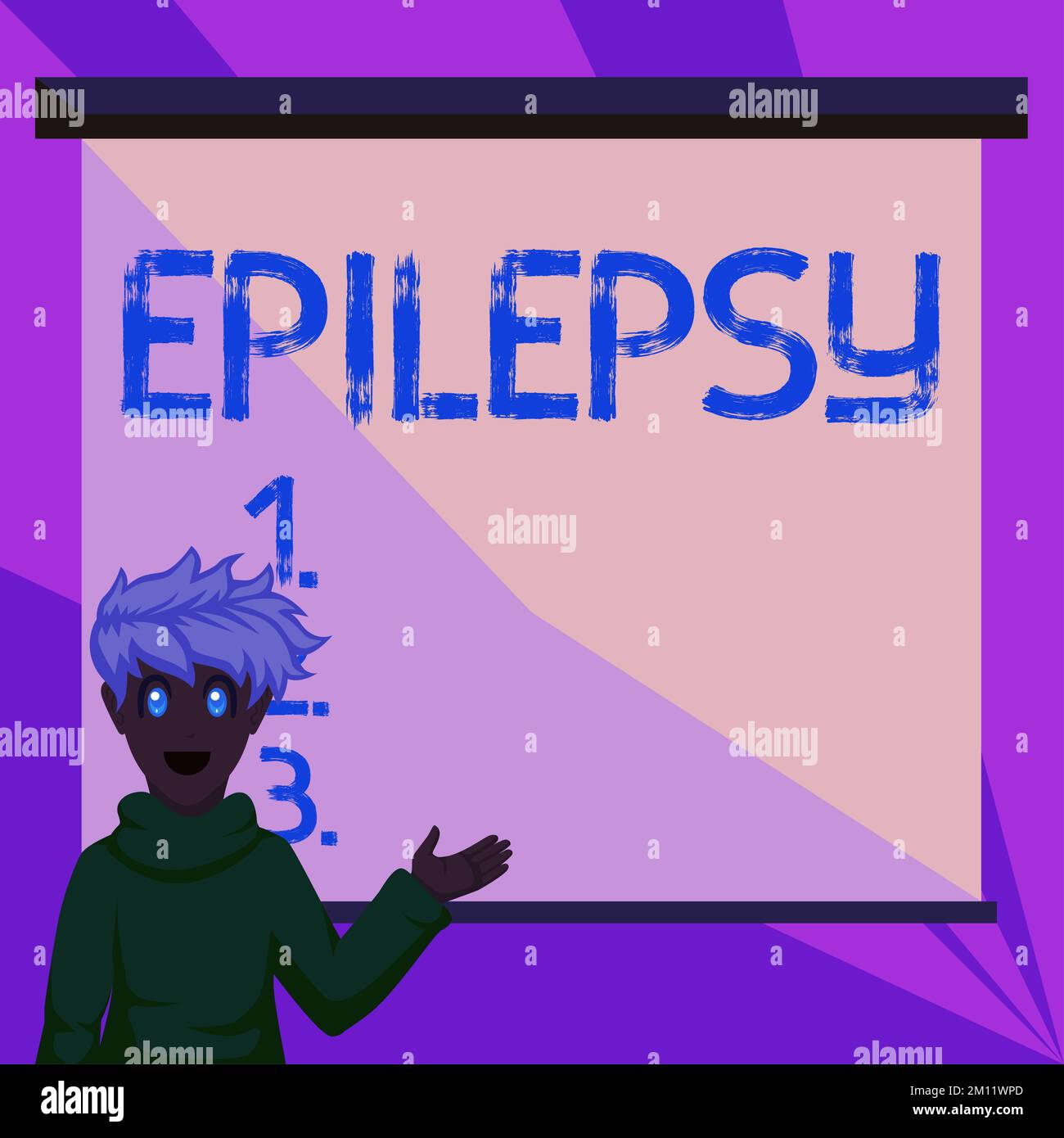 Conceptual caption Epilepsy. Business concept Fourth most common ...