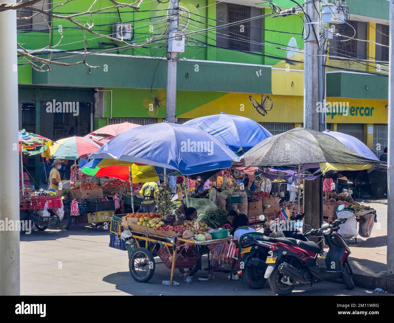 South America, Colombia, Departamento del Magdalena, Caribbean coast ...