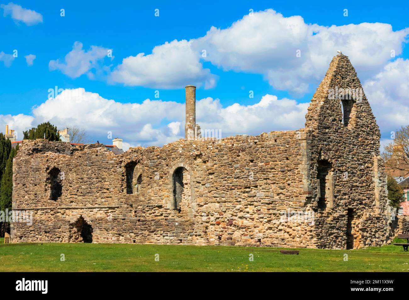 England, Dorset, Christchurch, Ruins of Constable's House Stock Photo ...