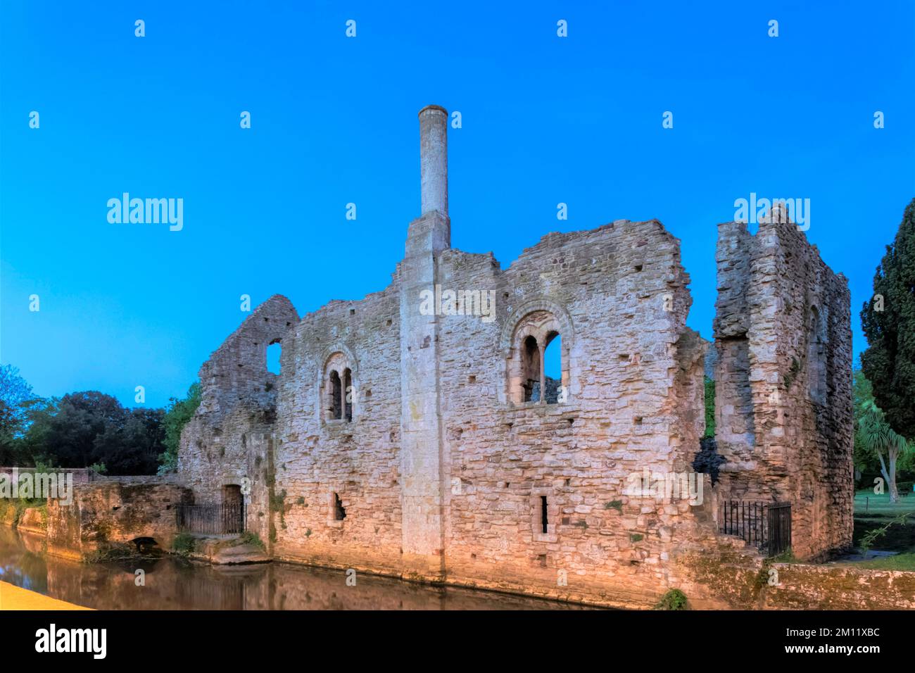 England, Dorset, Christchurch, Ruins of Constable's House Stock Photo ...