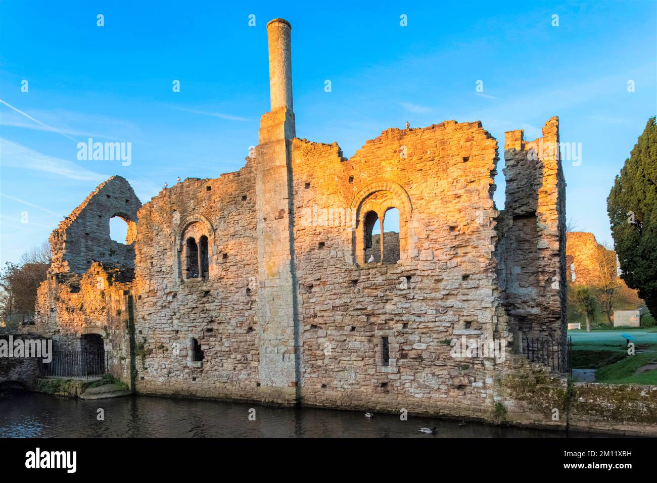 England, Dorset, Christchurch, Ruins of Constable's House Stock Photo ...