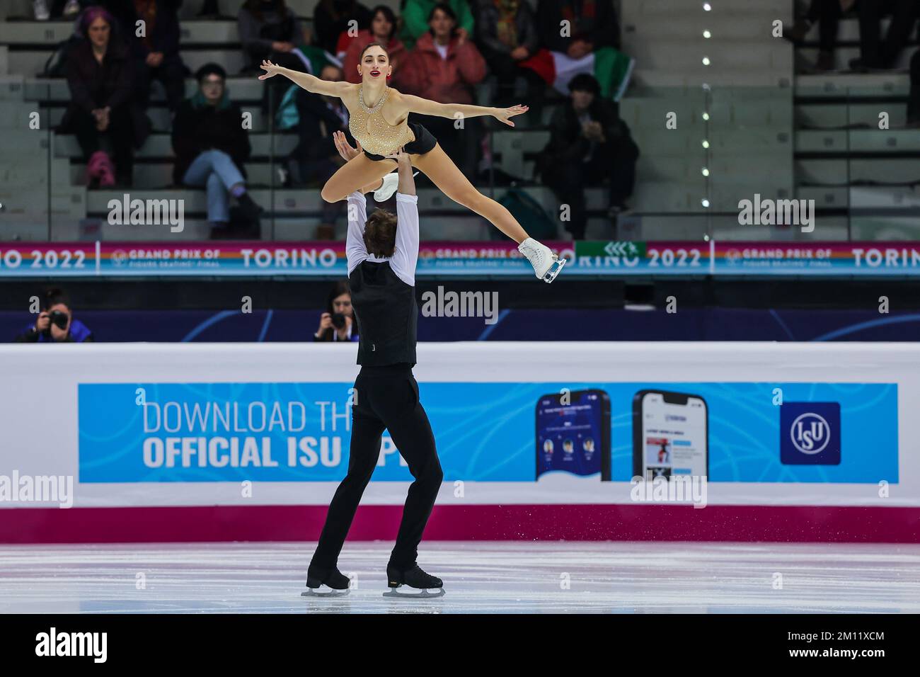 Sara Conti and Niccolo Macii of Italy competes during DAY1 - PAIRS S.P ...