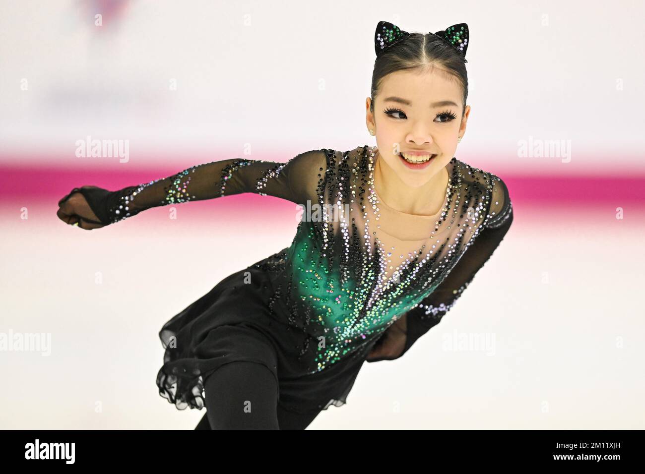 Minsol KWON (KOR), during Junior Women Free Skating, at the ISU Grand ...
