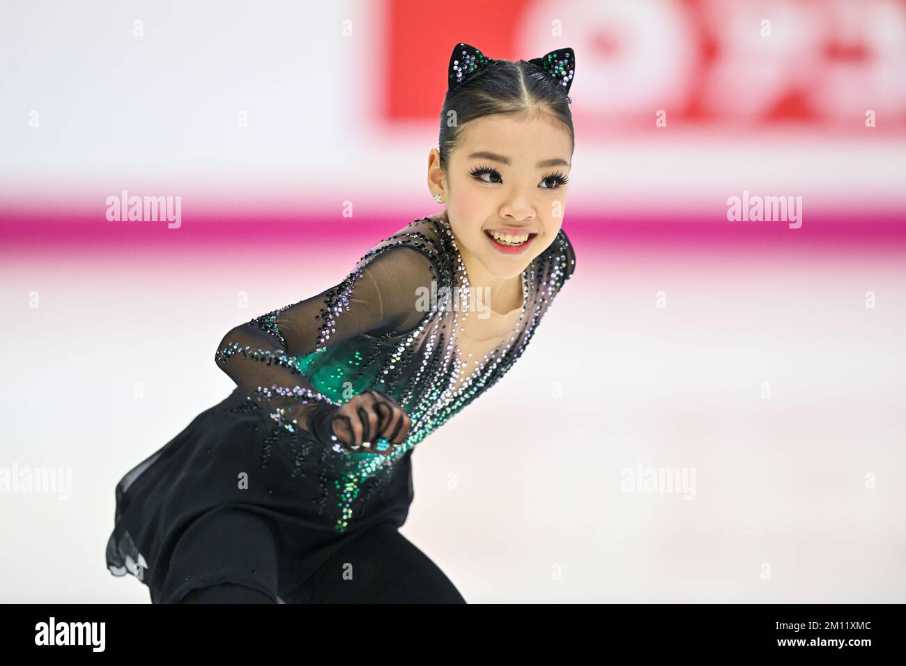 Minsol KWON (KOR), during Junior Women Free Skating, at the ISU Grand ...