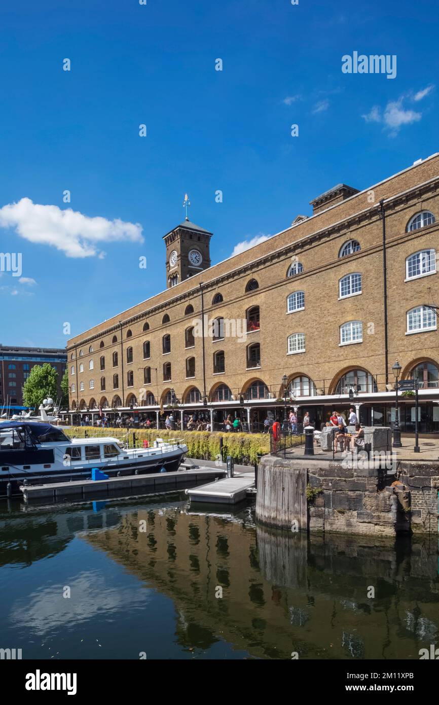 St Katharine Docks Marina, Tower Hamlets, London, England Stock Photo ...
