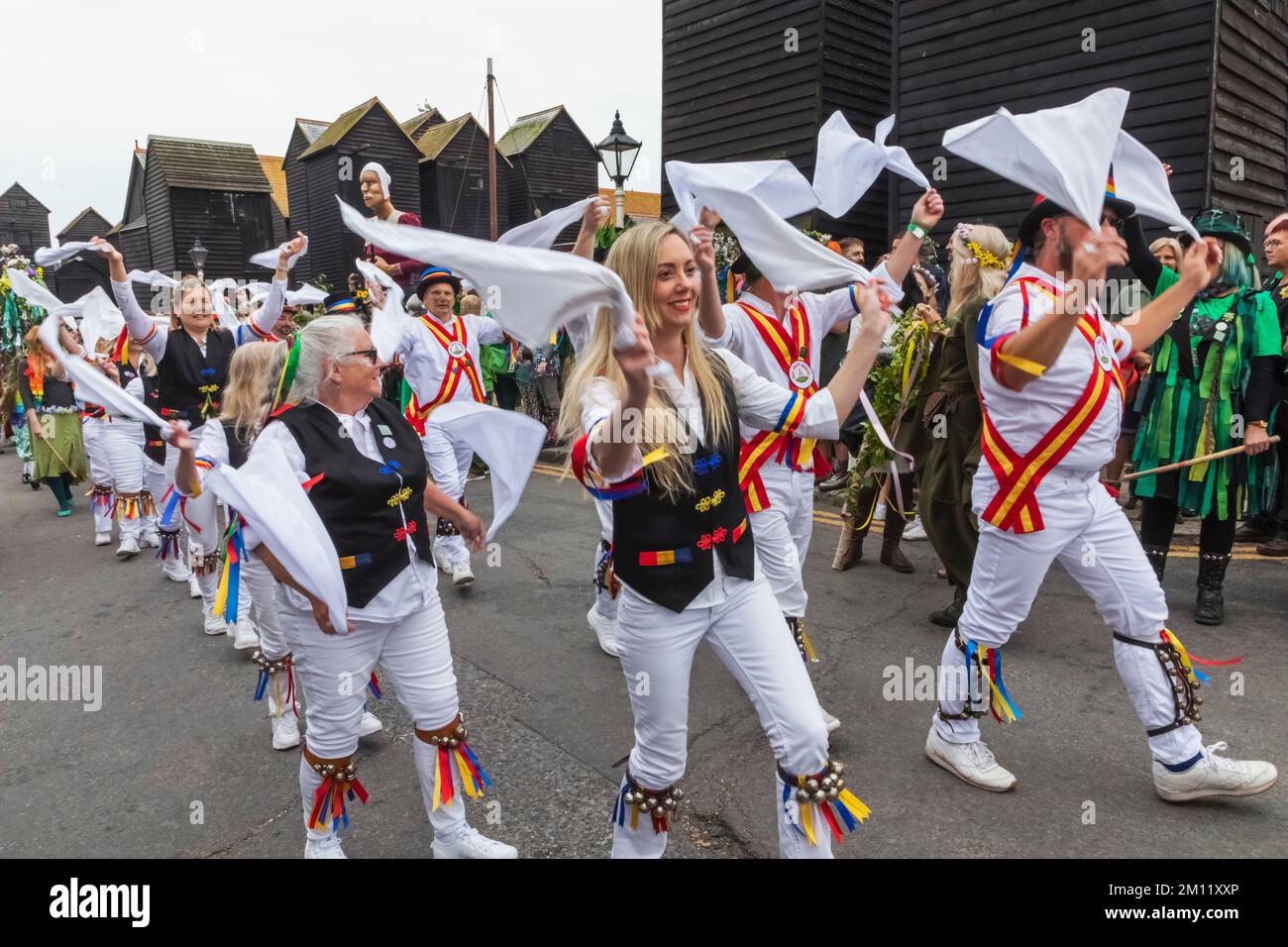 England, East Sussex, Hastings, The Annual Jack in the Green Festival ...