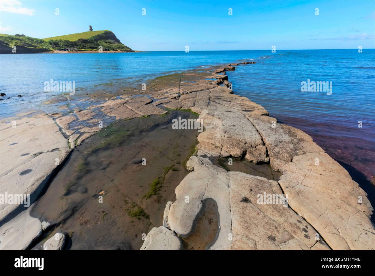 England, Dorset, Isle of Purbeck, Kimmeridge Bay Jurassic Coast World ...