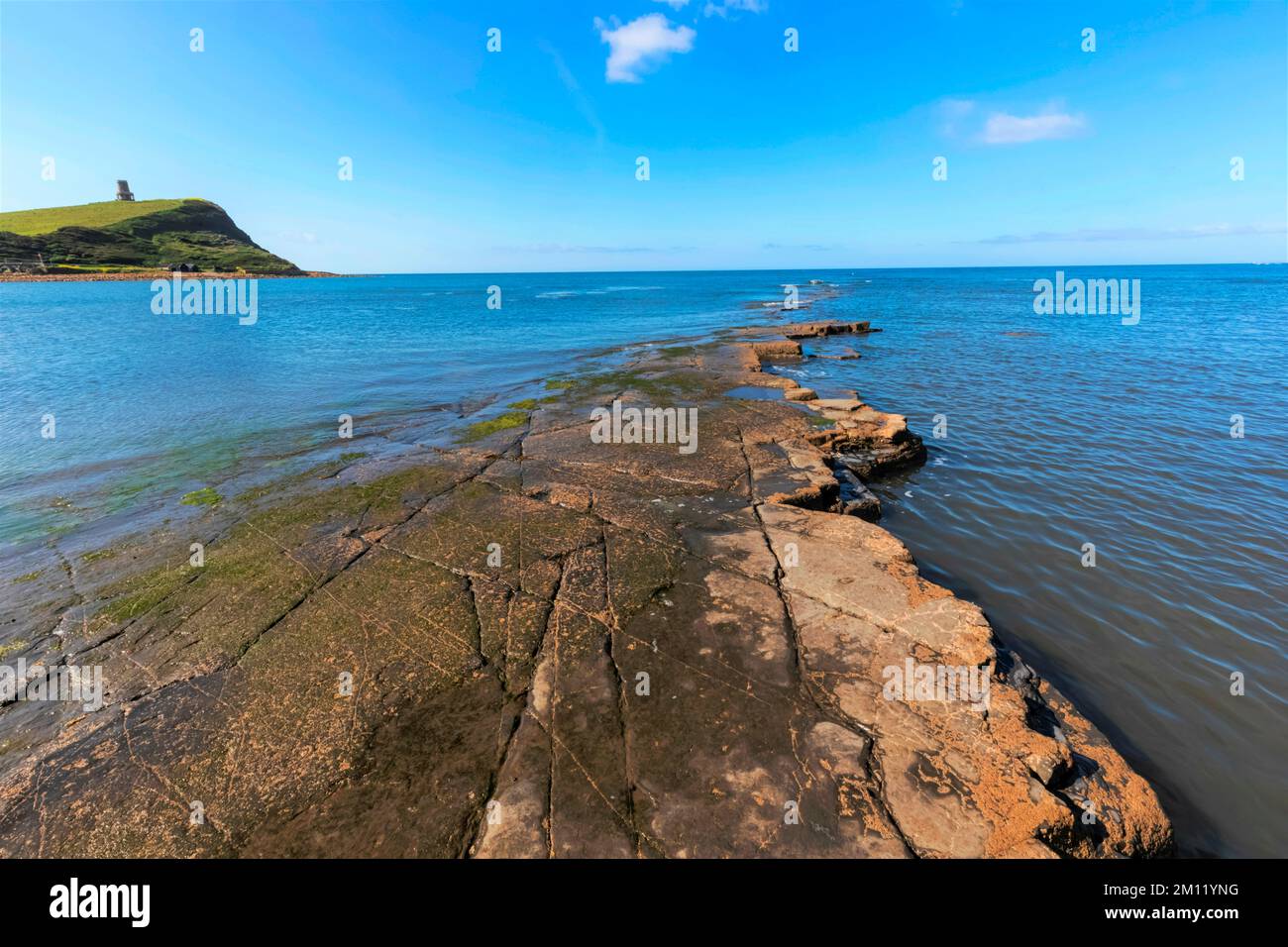 England, Dorset, Isle of Purbeck, Kimmeridge Bay Jurassic Coast World ...