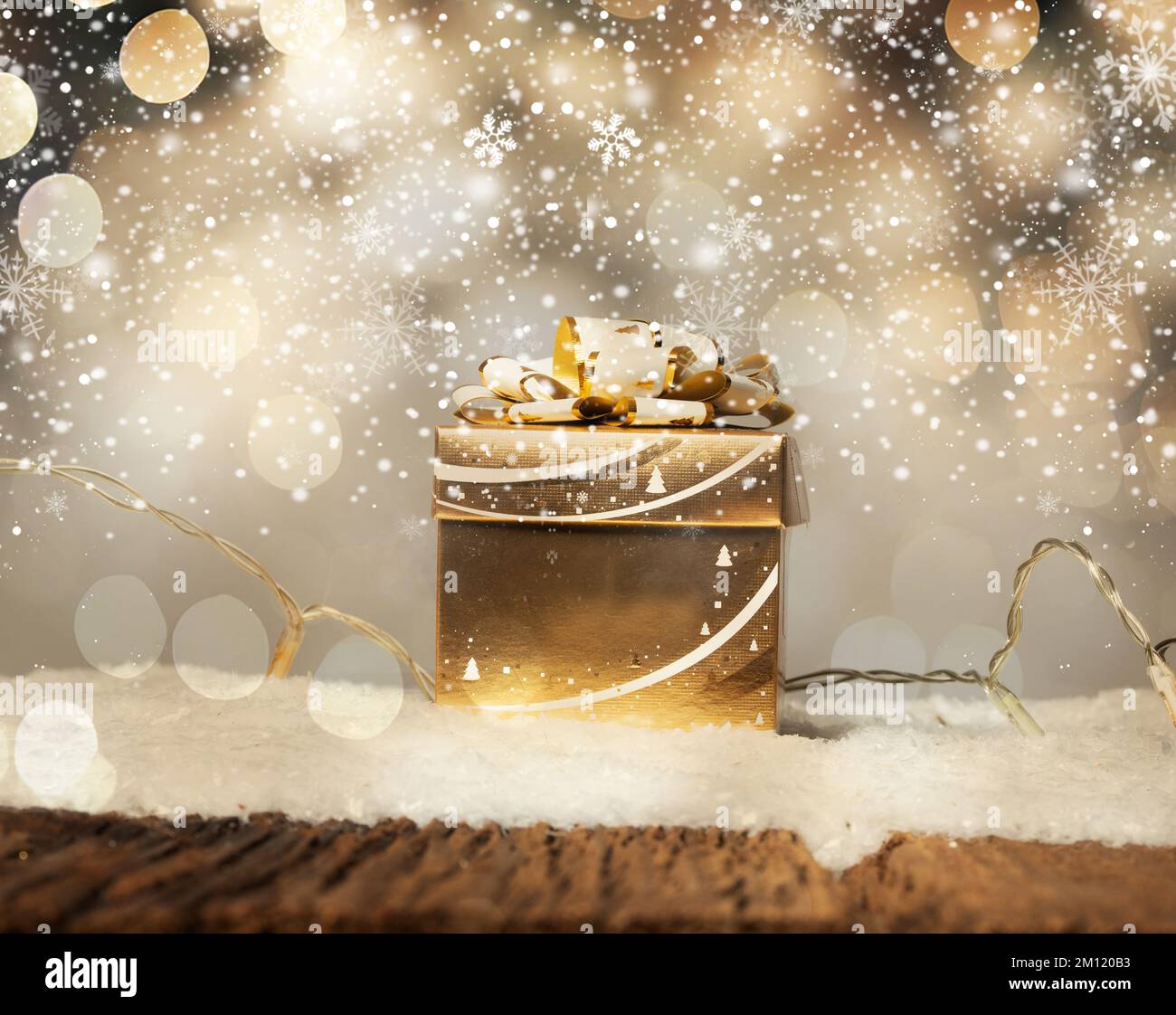 3d open gift box surprise xmas and new year design hi-res stock ...