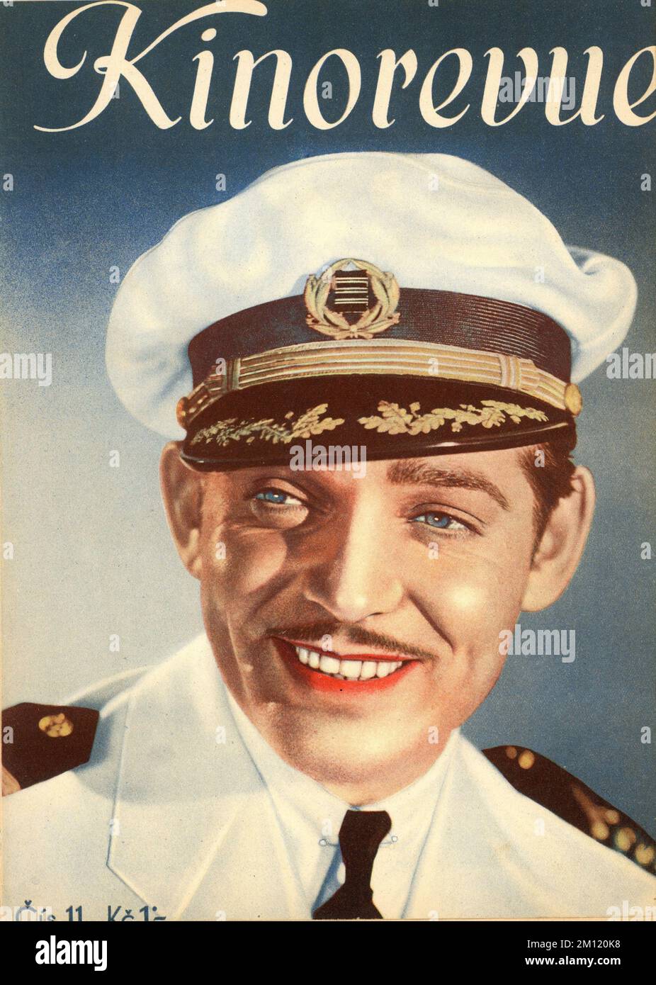 CLARK GABLE in CHINA SEAS (1935) on front cover of Czechoslovakian ...