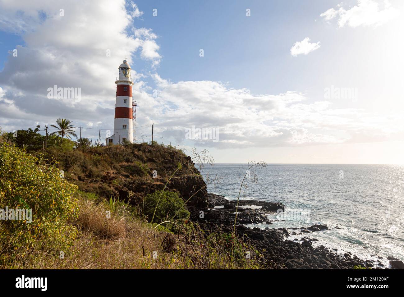 Pointe aux Caves also known as Albion lighthouse at the westcoast of ...