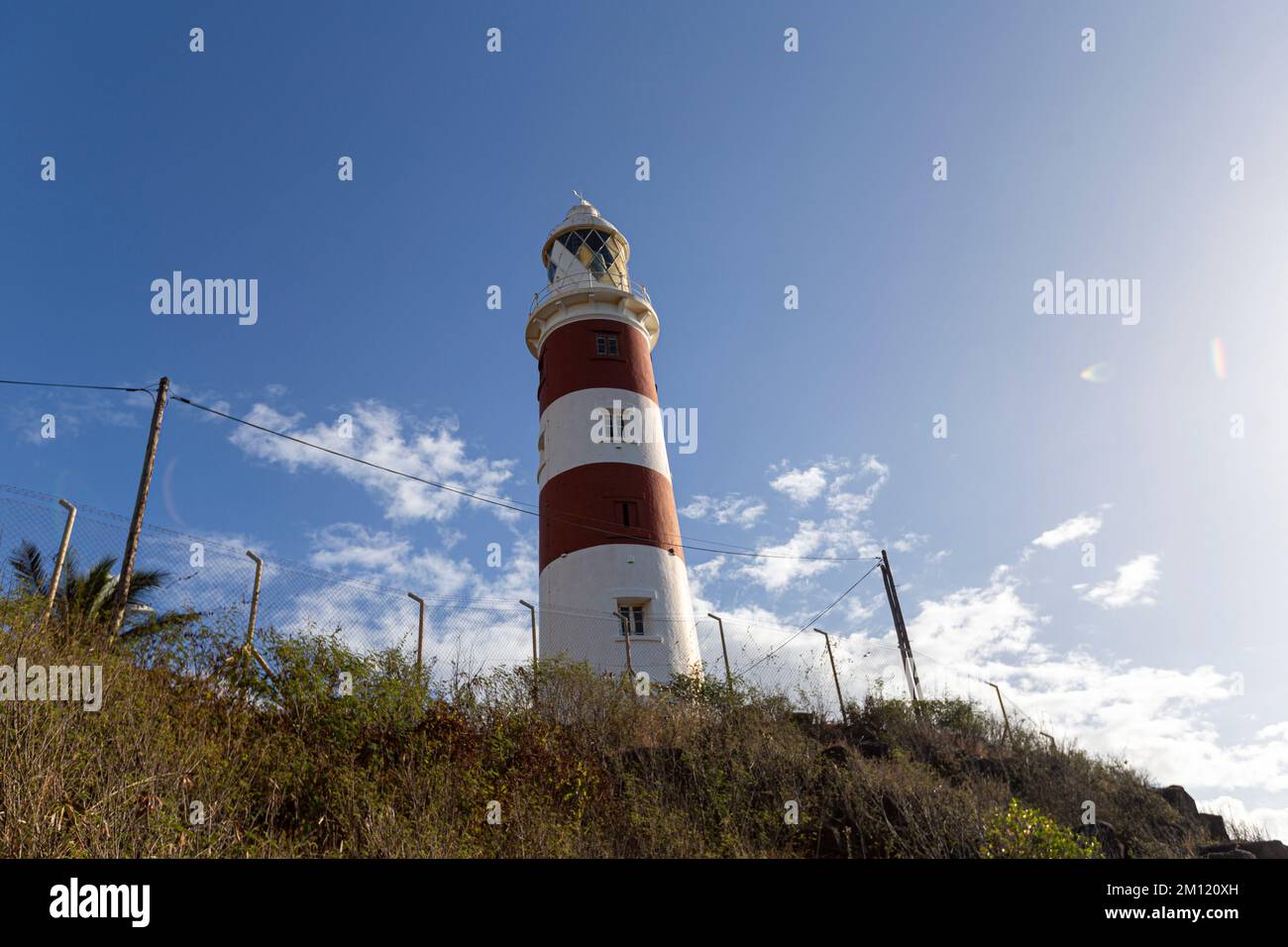 Pointe aux Caves also known as Albion lighthouse at the westcoast of ...
