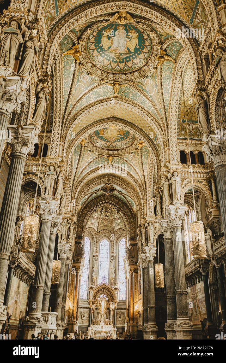 Lyon france interior view hi-res stock photography and images - Alamy