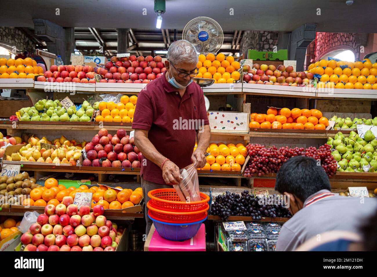 Central Market in Mauritius Island, Africa: This bustling, lively open ...