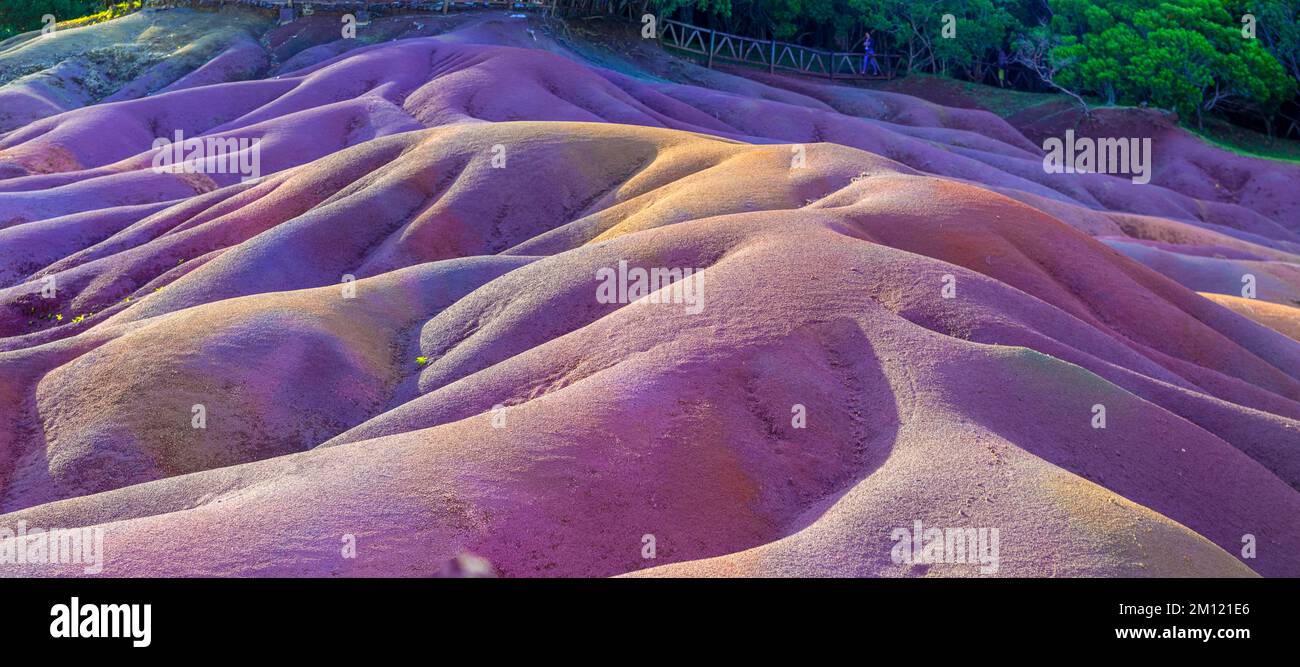 One of the Attractions of Mauritius - Unique "seven coloured earth" in ...