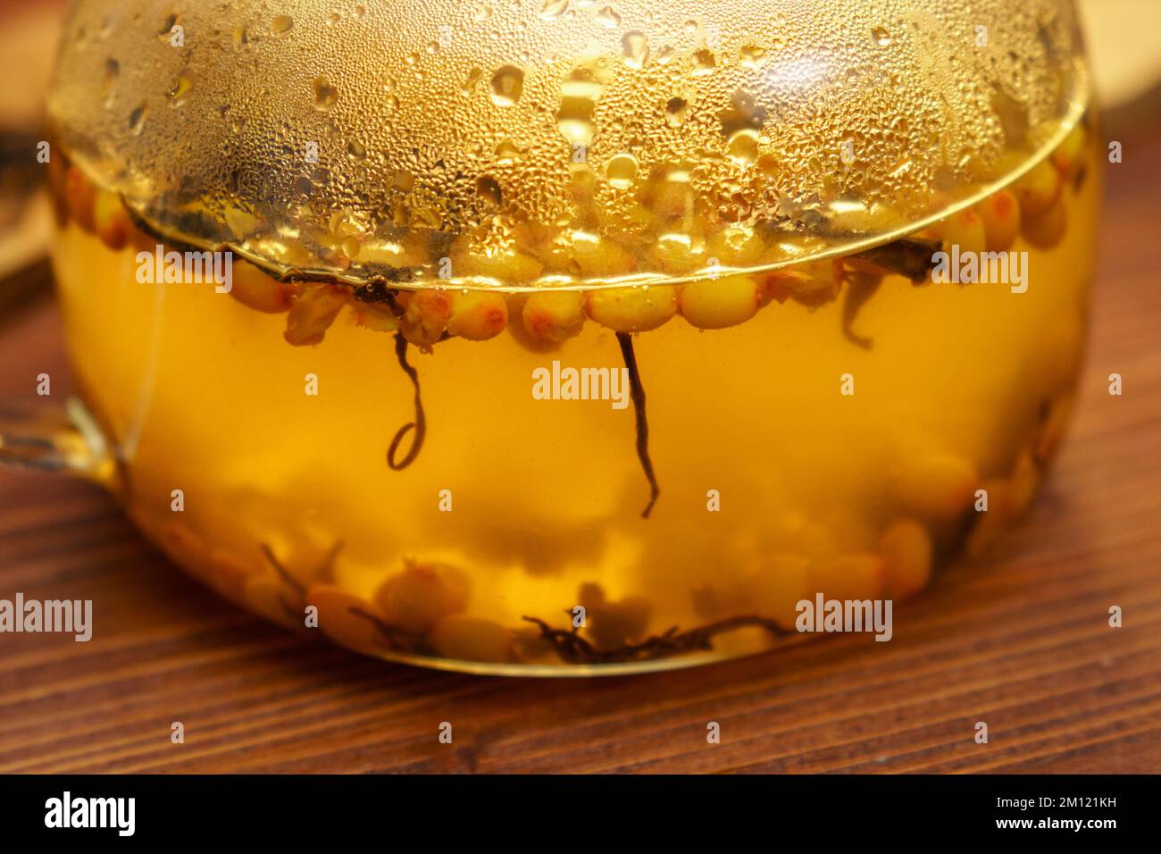 Preparation of sea buckthorn tea, berries seaberry for preparation of ...