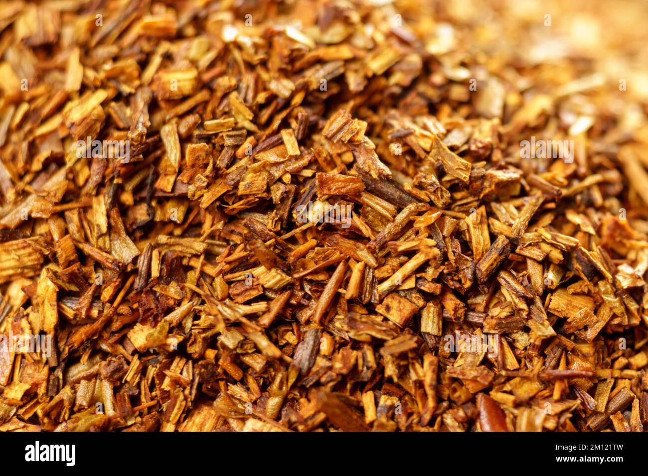 Tea drink rooibos made from the leaves, stems and flowers of a South ...