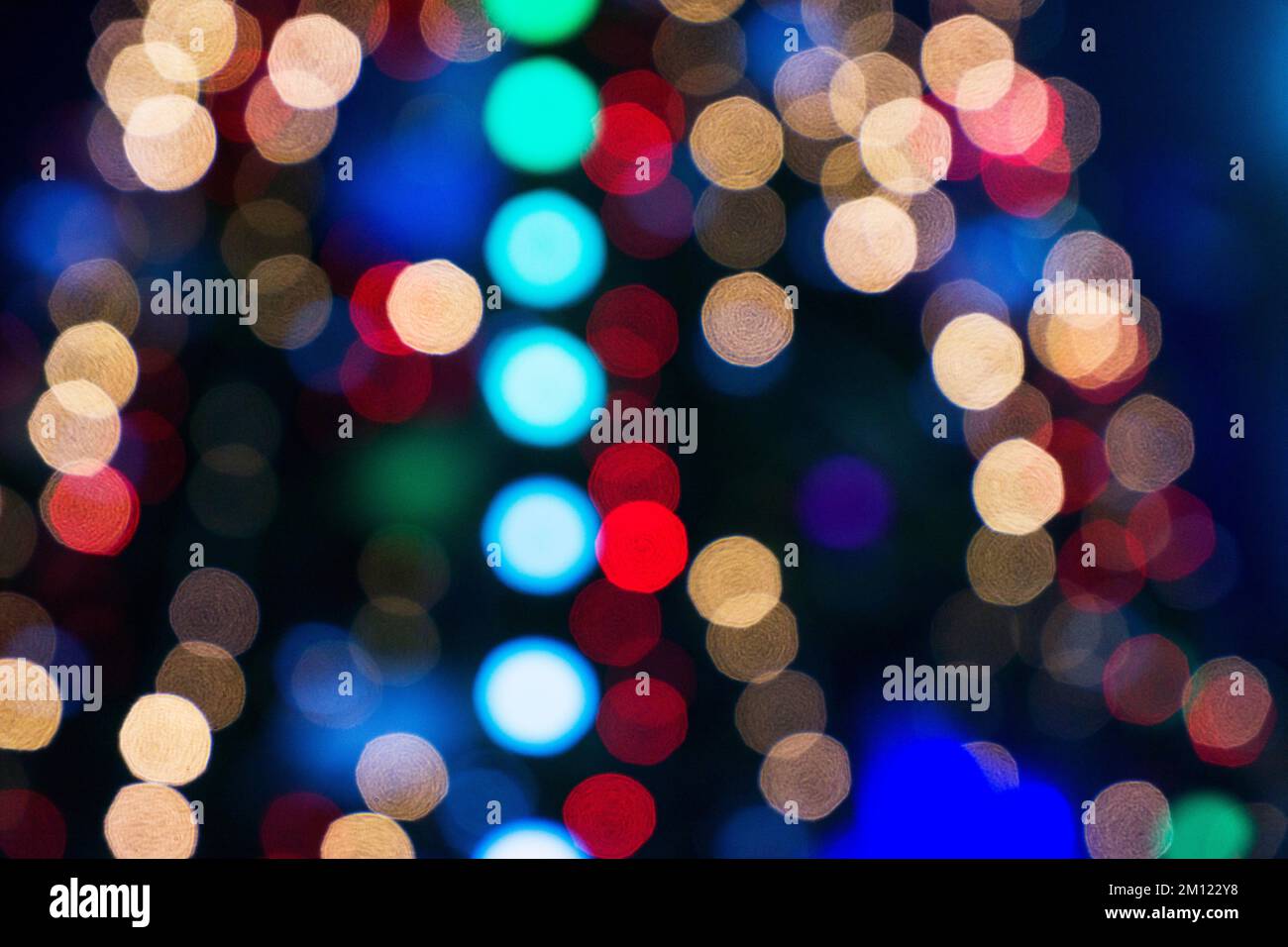 christmas background, image blur colorful bokeh defocused lights ...