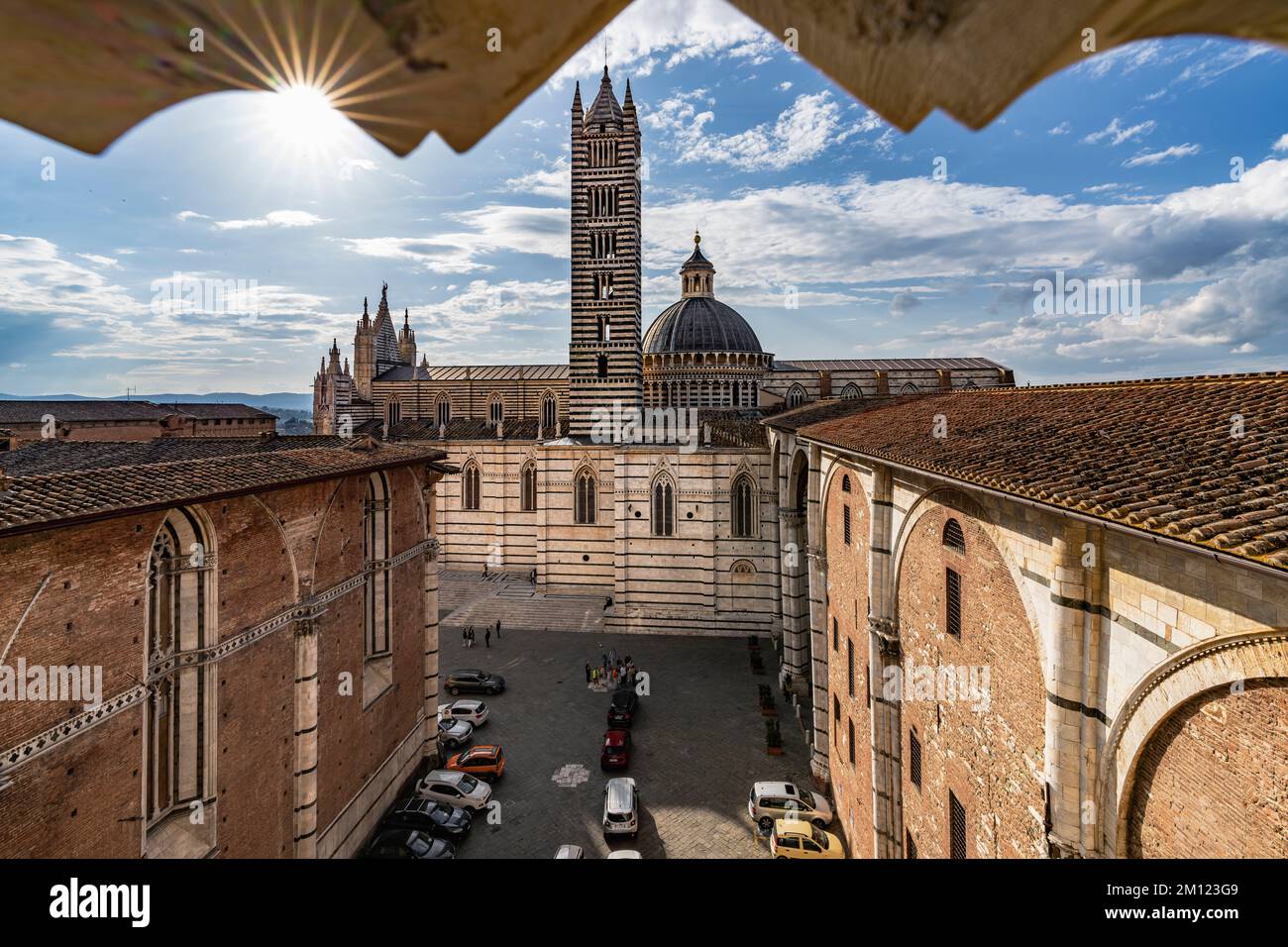 Top of siena cathedral siena hi-res stock photography and images - Alamy