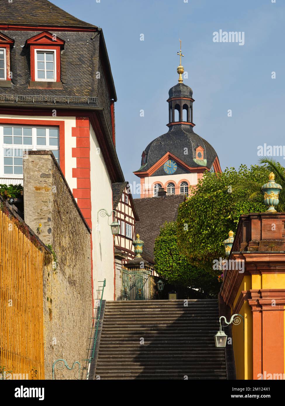 Europe, Germany, Hesse, Limburg-Weilburg county, Weilburg town, Lahn ...