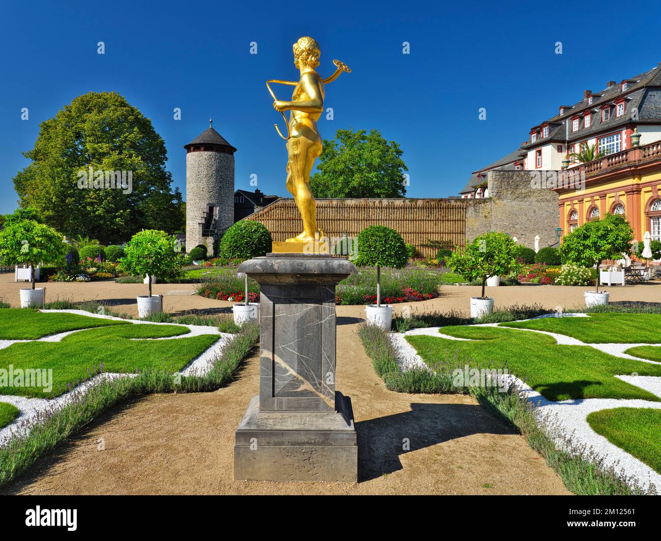 Europe, Germany, Hesse, County Limburg-Weilburg, City Weilburg, Lahntal ...