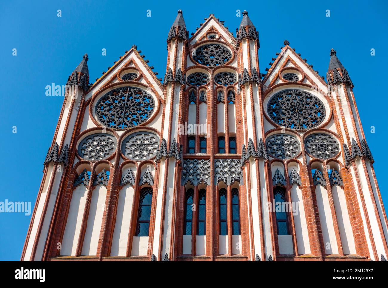 Ornamental gable of the market facade hi-res stock photography and ...