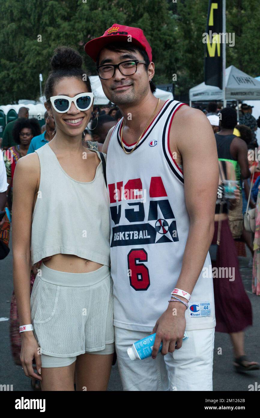 Afropunk Festival - Crowd Fashion Stock Photo - Alamy