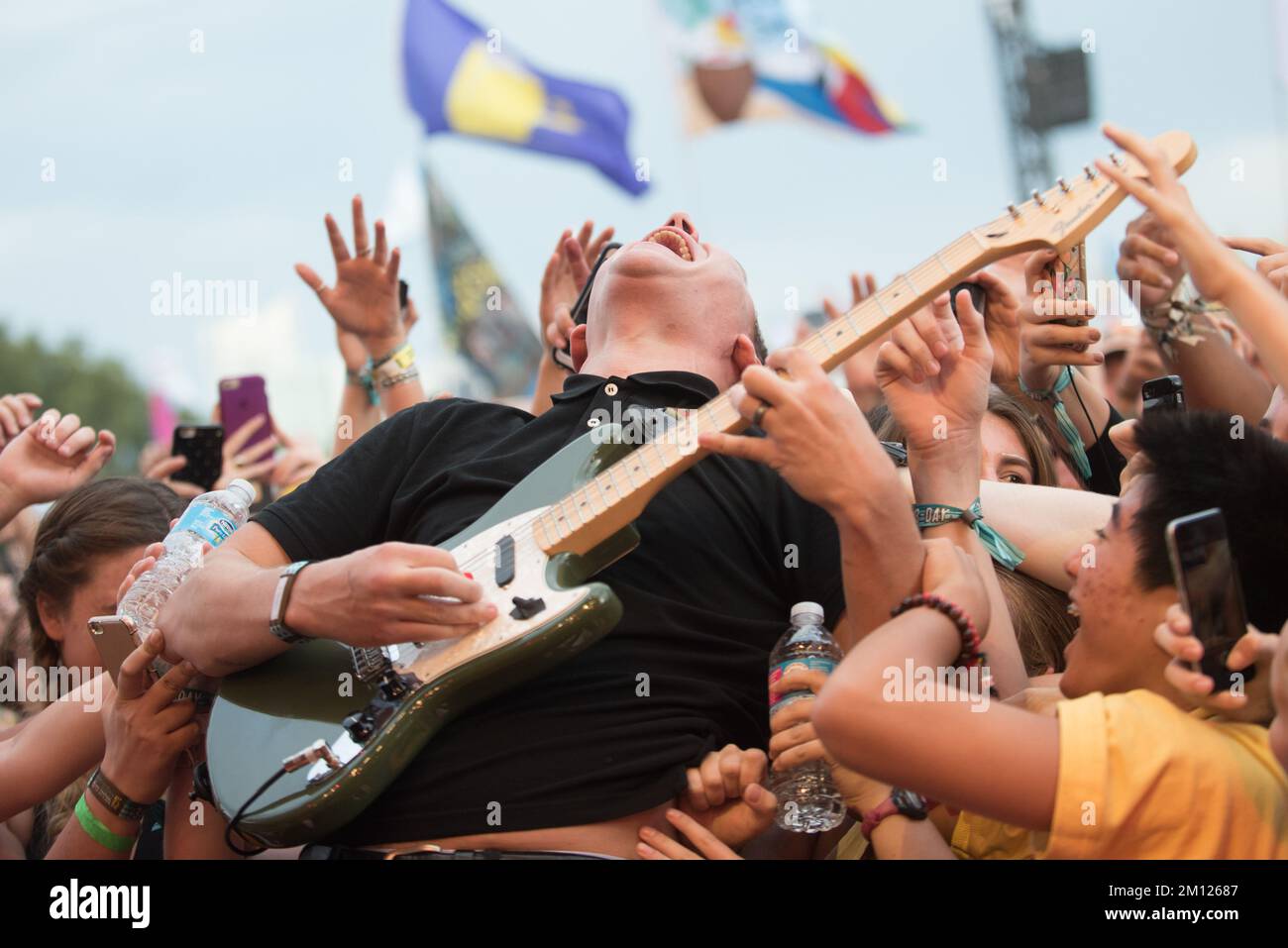 Austin City Limits - Cage The Elephant in concert Stock Photo - Alamy