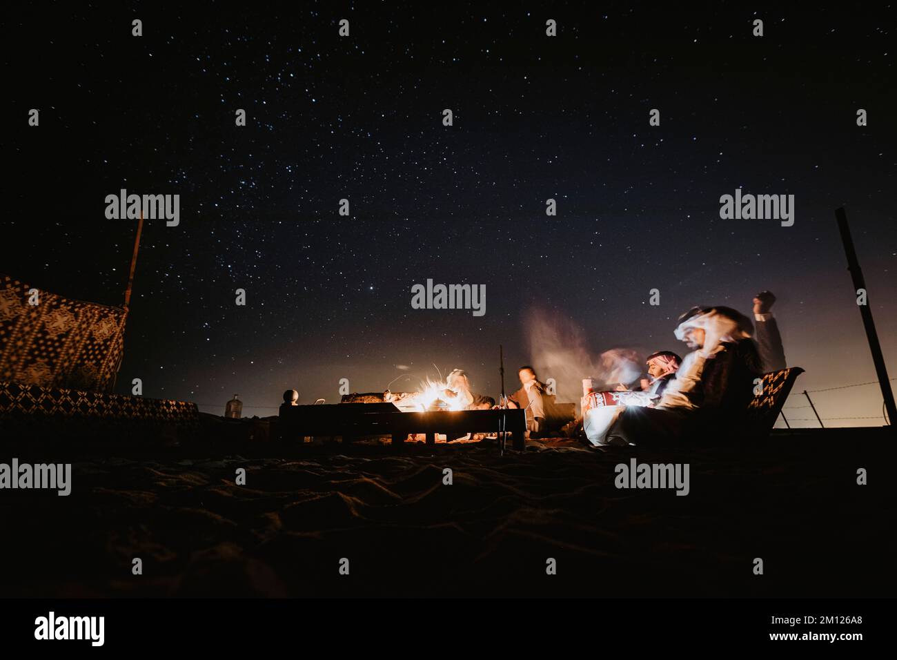 Saudi Arabia, Najran province, Najran, Bedouin, campfire Stock Photo ...